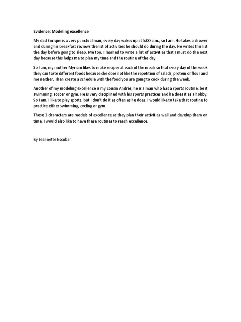 Evidence Modeling Excellence | PDF | Eating Behaviors Of Humans | Food ...