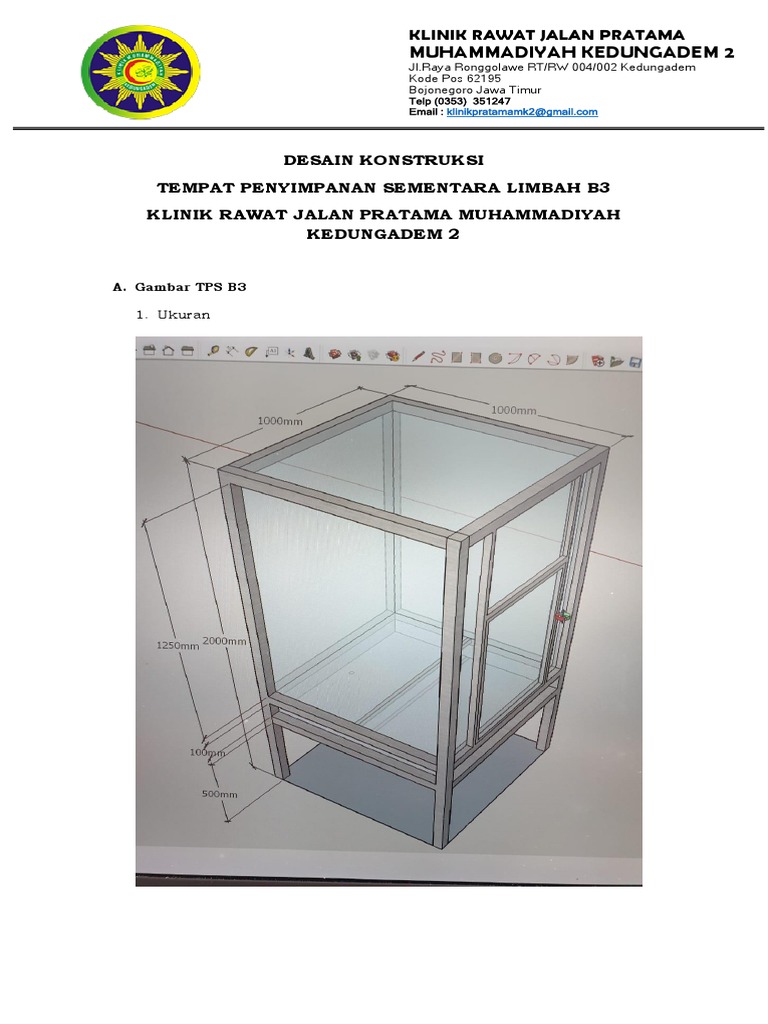Desain Konstruksi TPS B3 | PDF