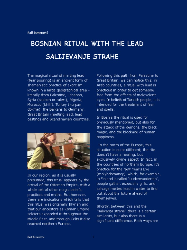 The Magical Ritual of Melting Lead | PDF | Shamanism | Demons