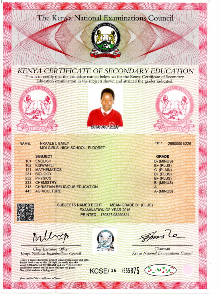 Kcse Clear PDF | PDF