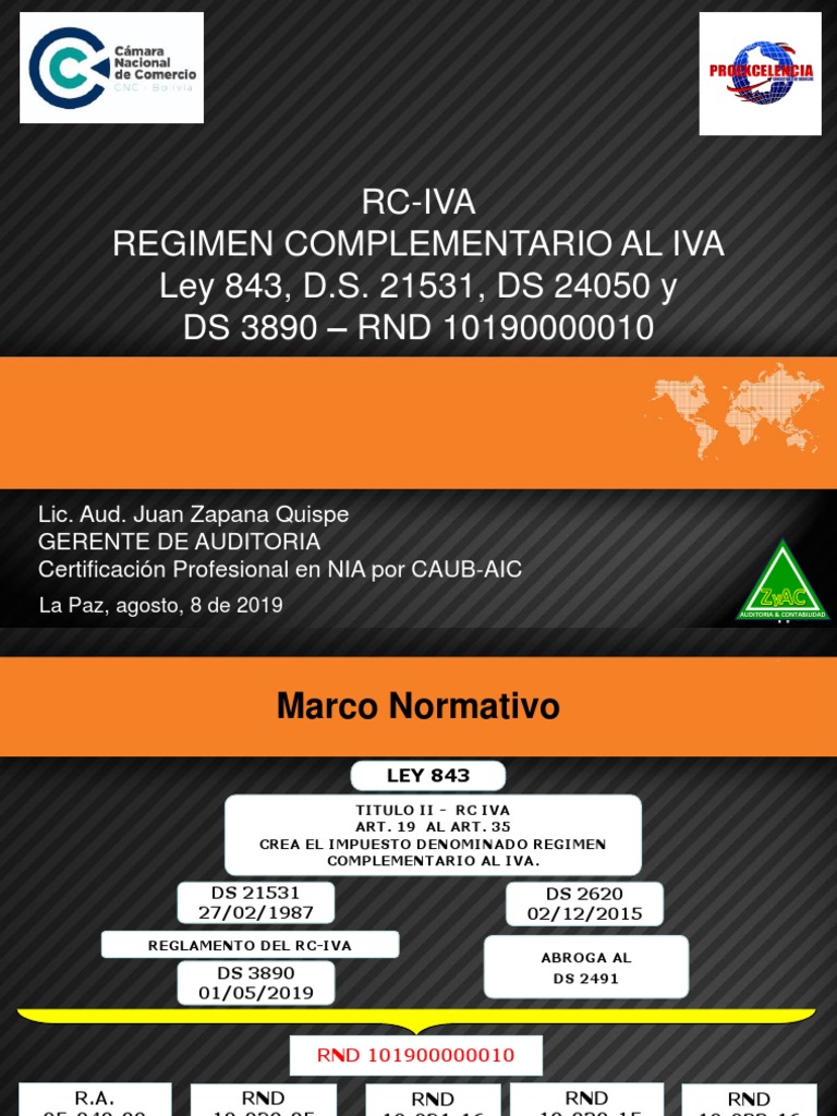 Presentacion RC Iva 2019 | PDF | Salario mínimo | Salario