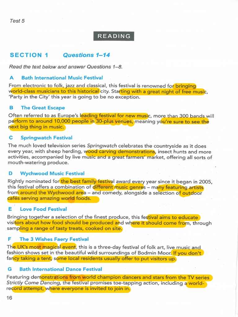IELTs Book 14 (GT) - Reading Test | PDF