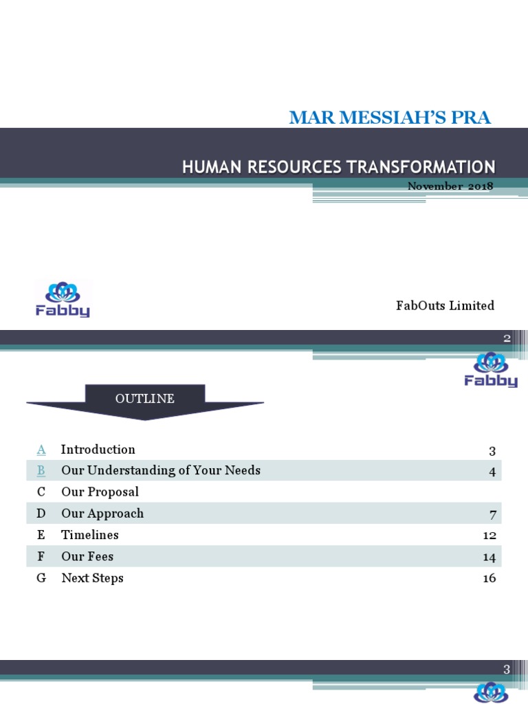 HR Transformation Proposal Template | PDF | Human Resources ...