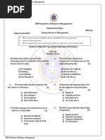 Human Resource Management: Past Paper Questions | PDF | Human Resource ...
