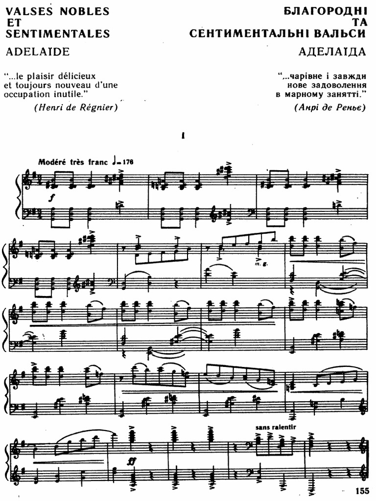 Ravel- Valses Nobles Et Sentimentales[Complete Piano Works]