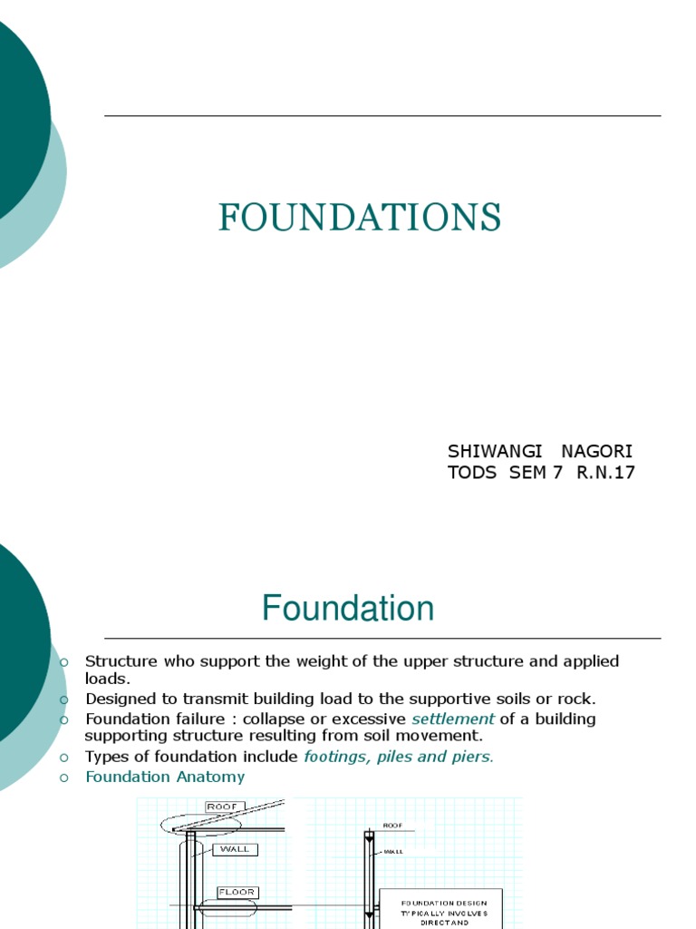 FOUNDATIONS: Types, Design, and Failure Causes | PDF | Deep Foundation ...