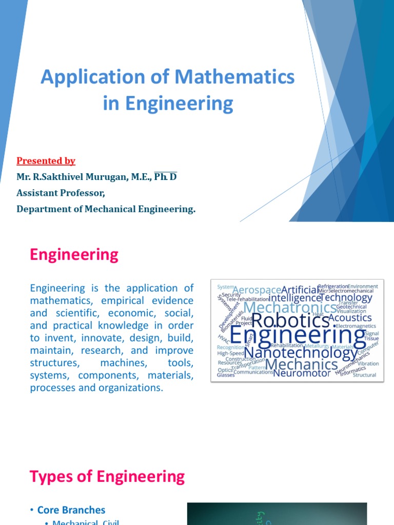 Application of Mathematics | PDF | Teaching Mathematics | Waves