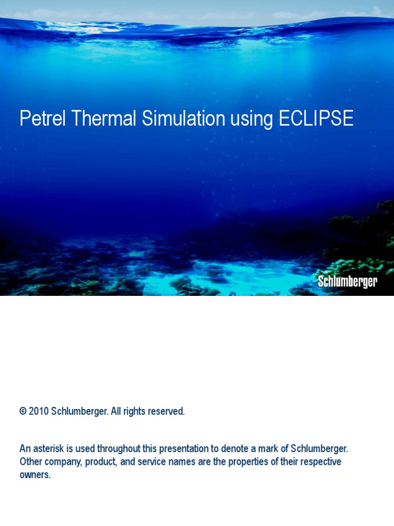 Petrel Thermal Simulation Workflow | PDF | Heat | Viscosity