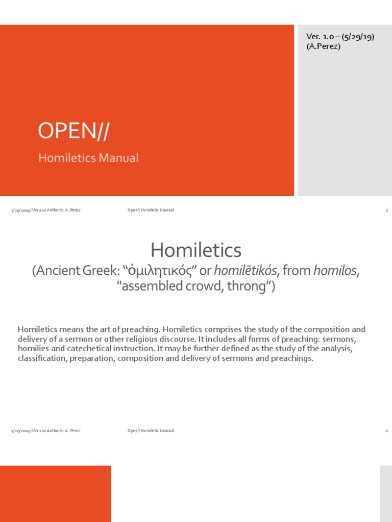 Art of Preaching | PDF | Sermon | Homiletics