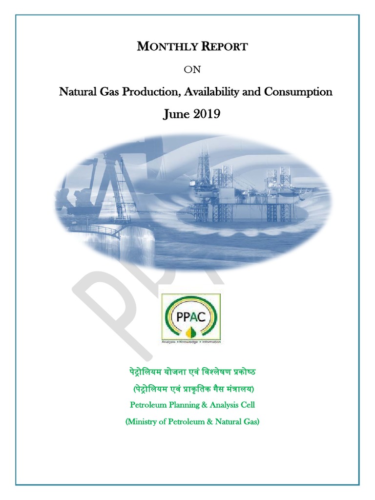 Natural Gas - India-June 2019 | PDF | Fuels | Gases