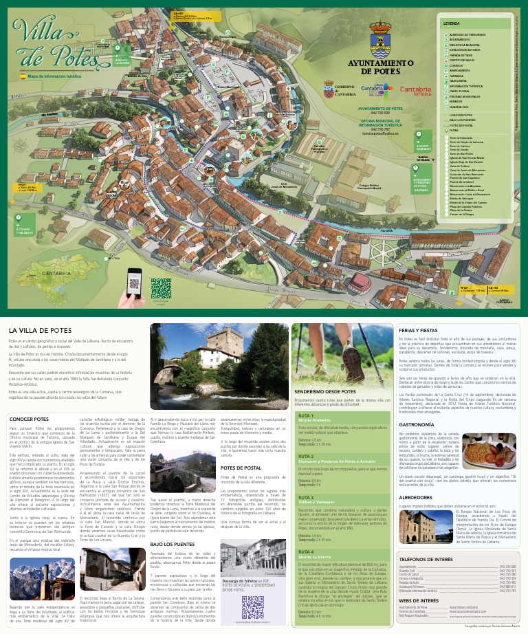 Mapa Turistico Potes | PDF | Turismo