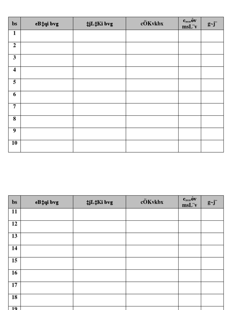 Bengali Document Structure | PDF