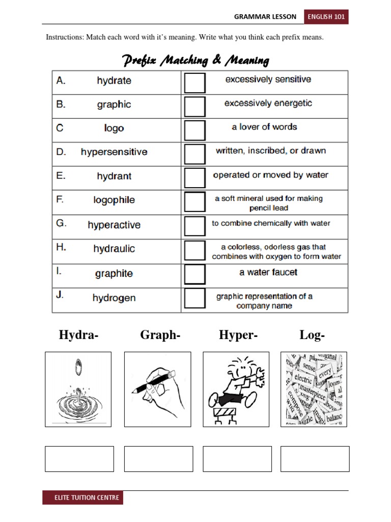Word Forms (Prefix & Suffix) 2 Student | PDF