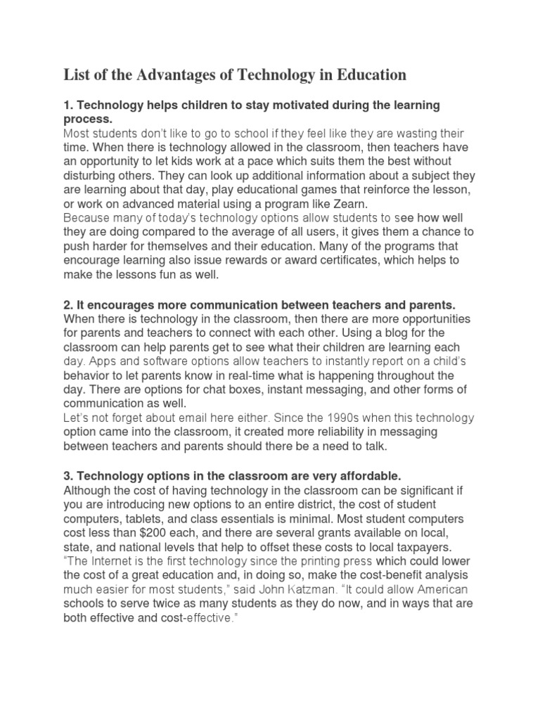 Technology Of Education Download Free Pdf Classroom Teachers