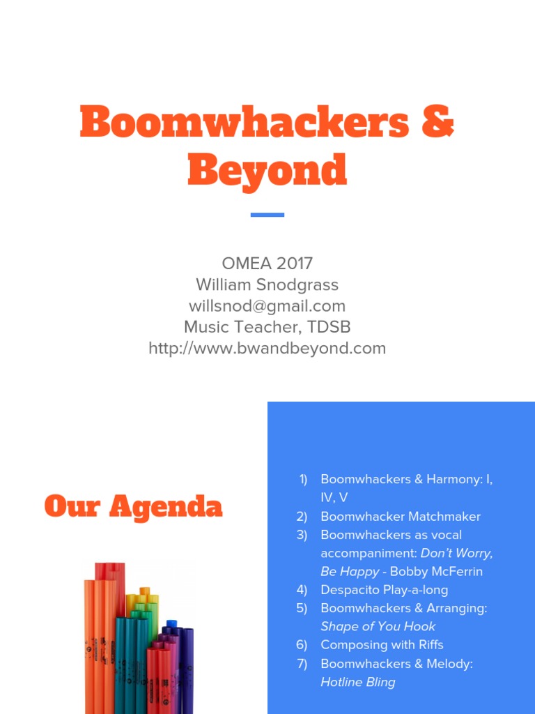 Boomwhackers for Music Teachers | PDF