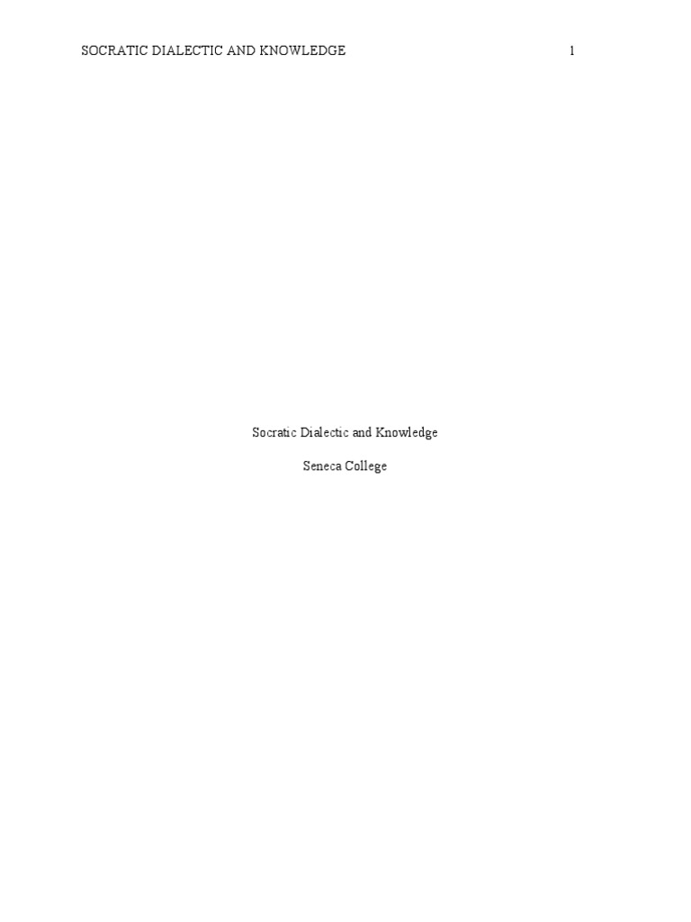 Explain The Use and Misuse of The Dialectic | PDF | Socrates | Dialectic