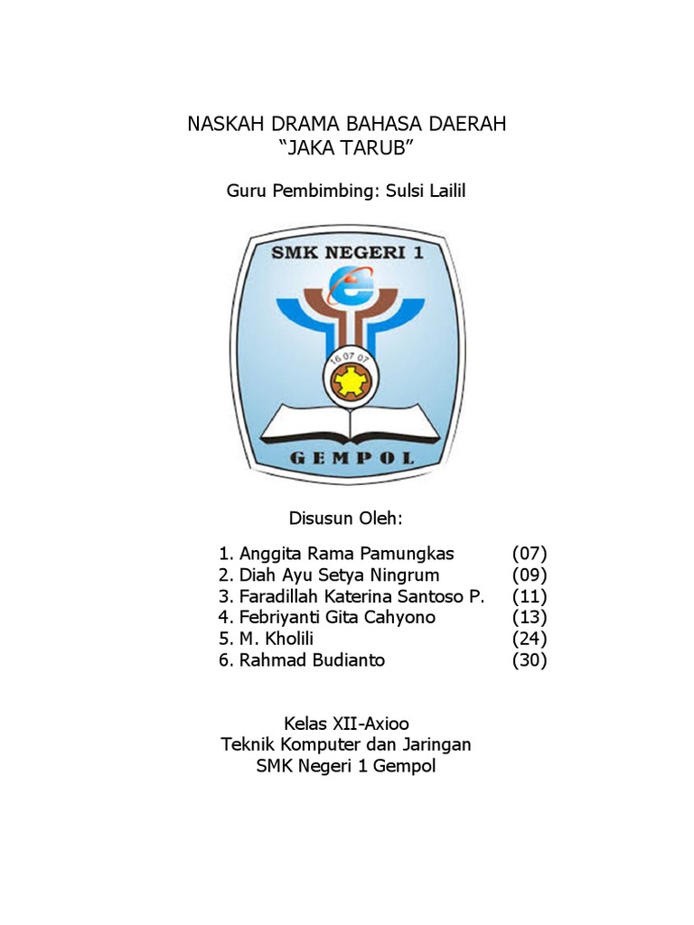 Naskah Drama Jaka Tarub | PDF