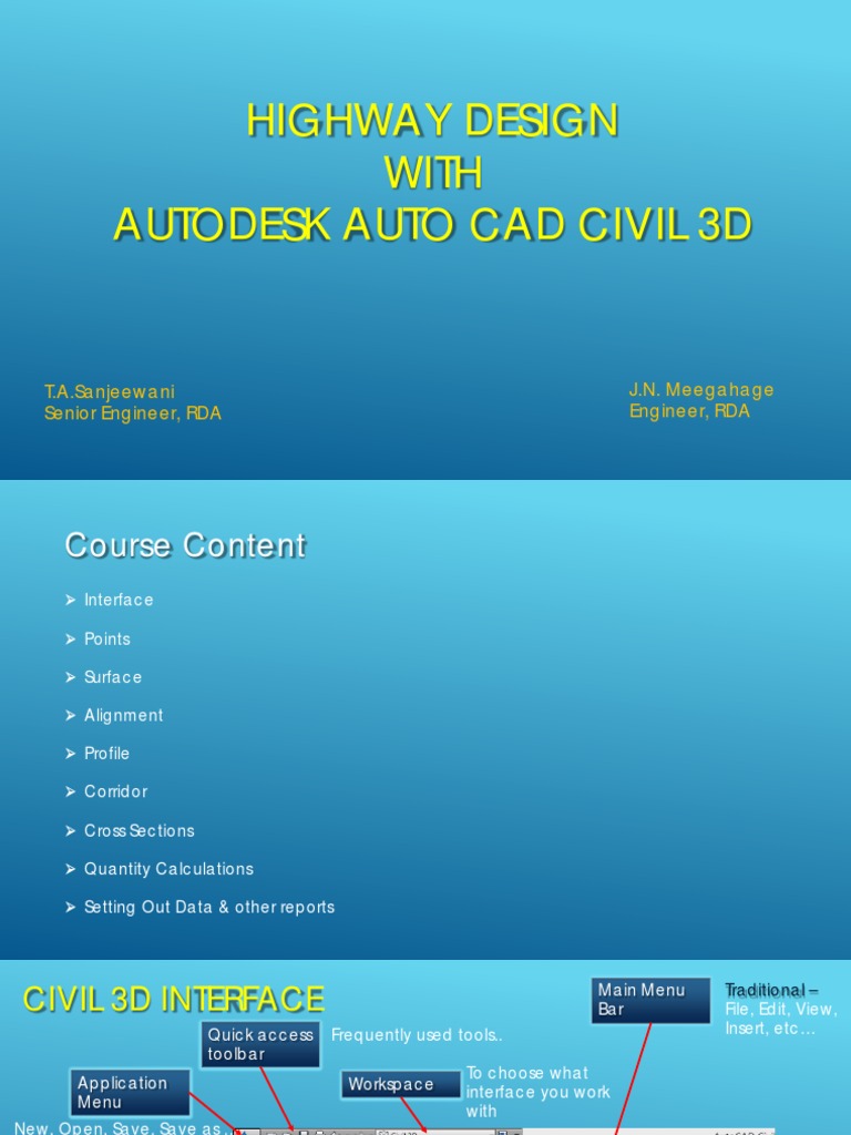 Civil 3D Highway Design Guide | PDF | Auto Cad | Comma Separated Values