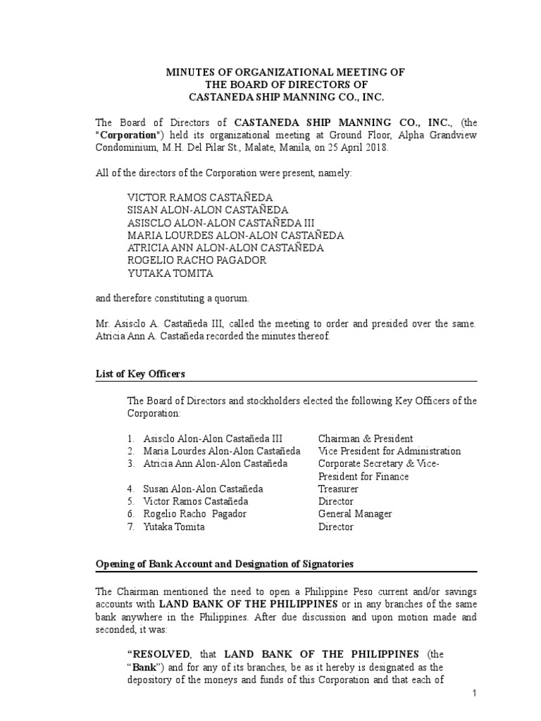 Landbank Board Resolution | PDF | Negotiable Instrument | Overdraft