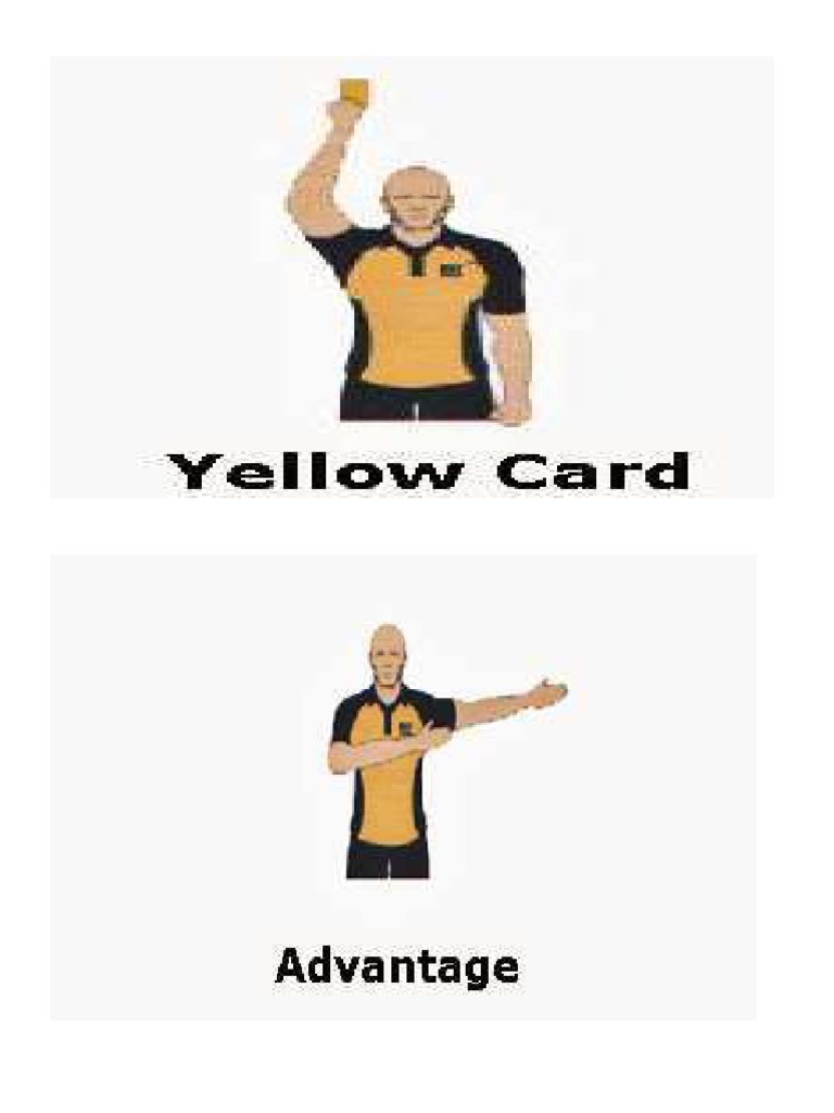 Football Hand Signals | PDF | Sport Variants | American Football