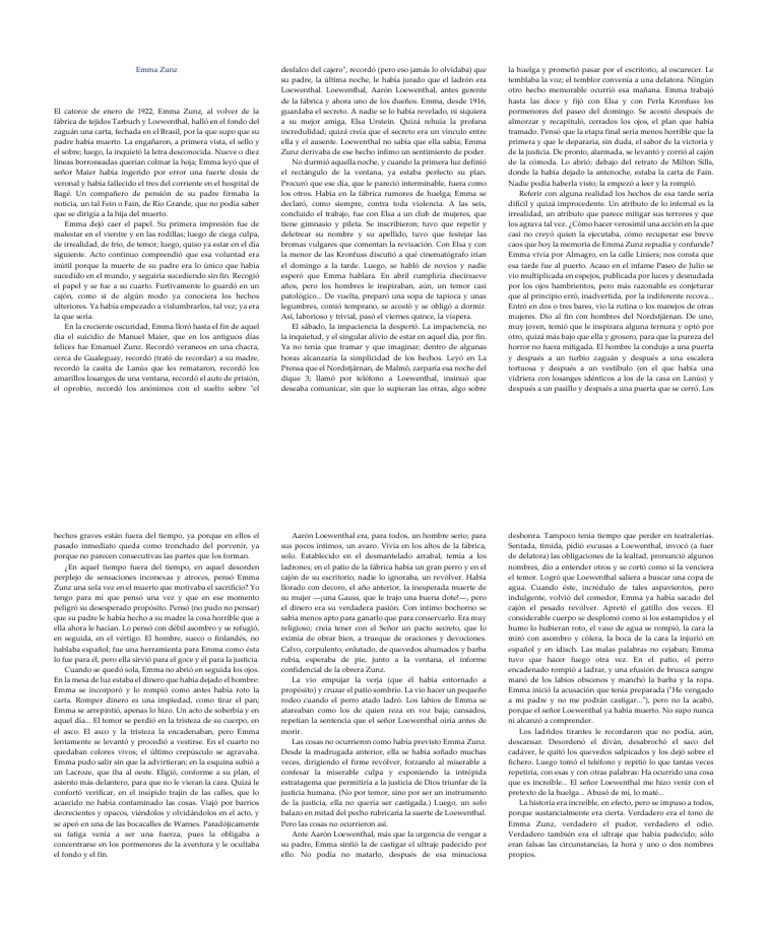 Emma Zunz | PDF