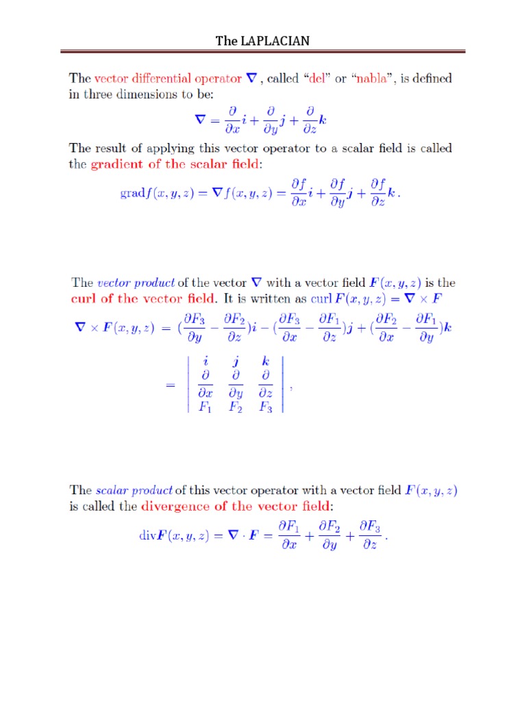Laplacian | PDF
