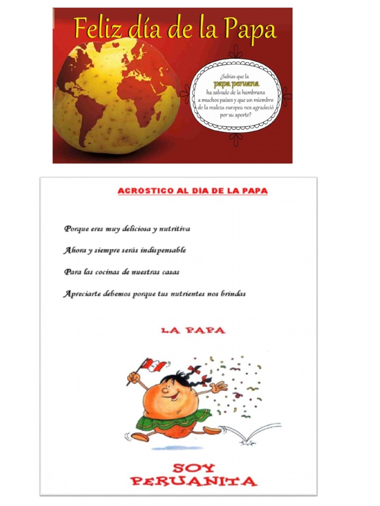 Acrostico de La Papa | PDF
