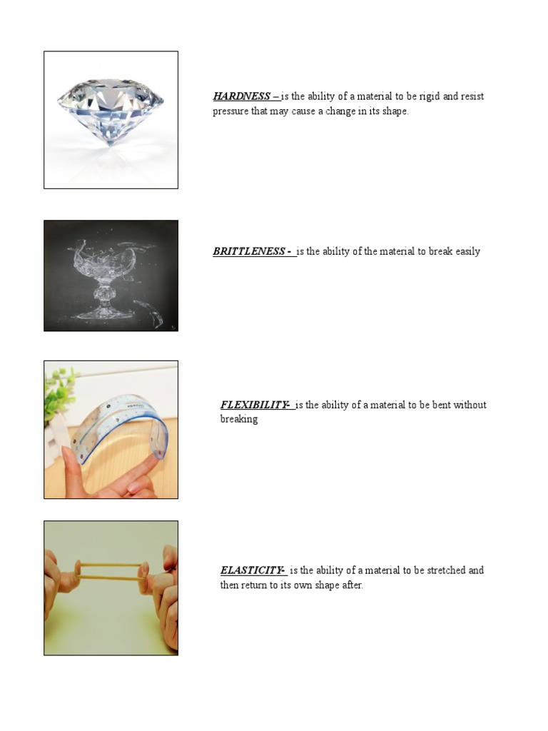 Material Properties Explained: Key Terms | PDF