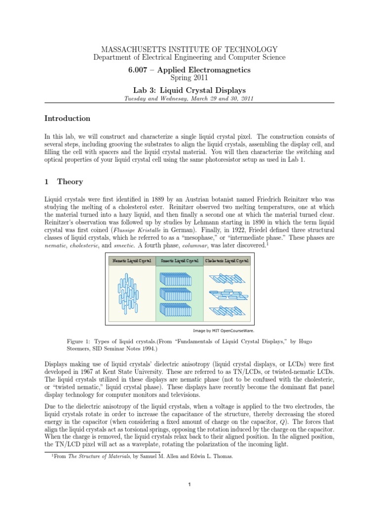 Massachusetts Institute of Technology Department of Electrical ...