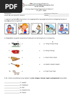 Kindergarten 3rd Quarter - Assessment Exam 2022 2023 | PDF