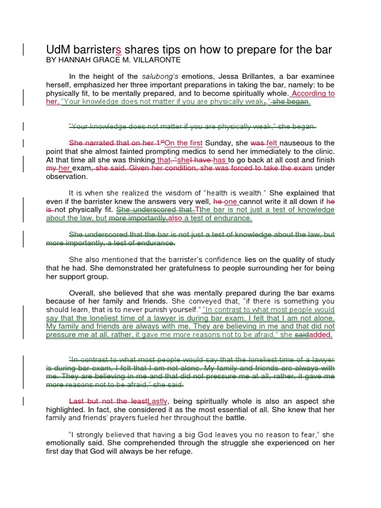 Bar Tips v.1 With Changes | PDF | Psychology | Psychological Concepts