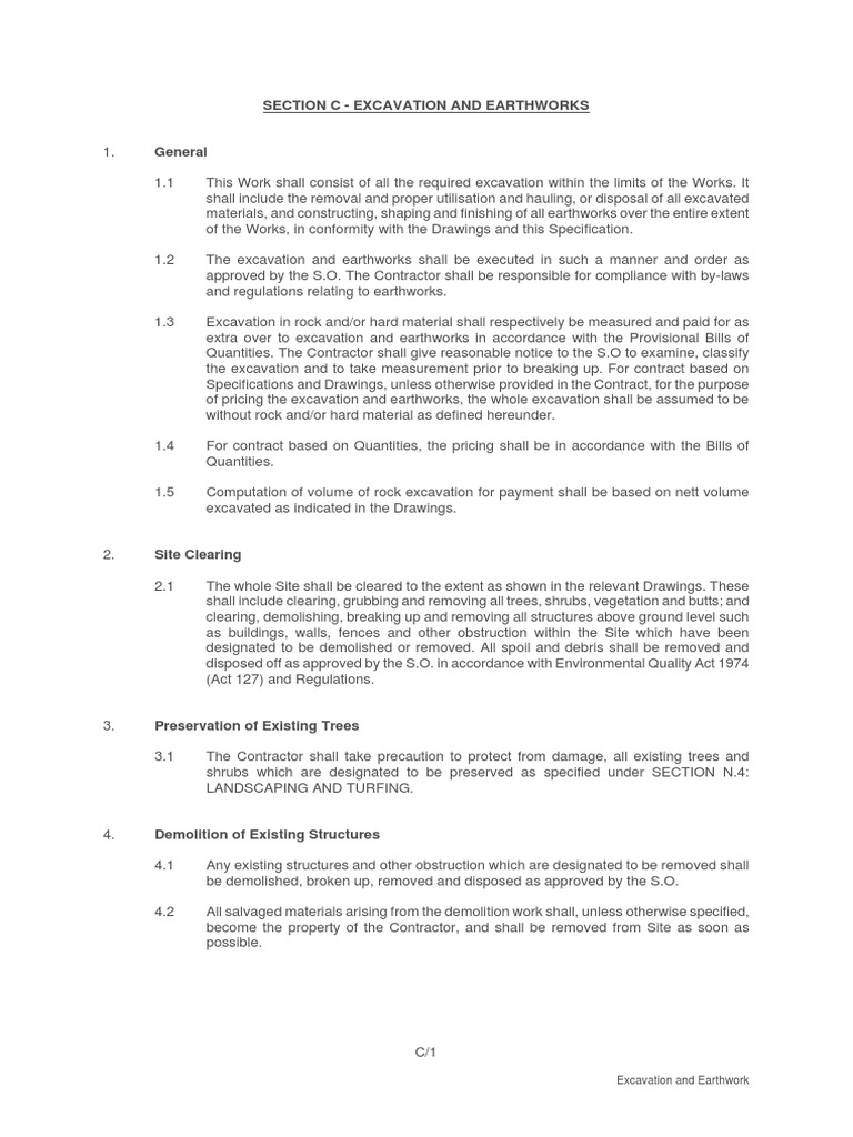 Standard Specifications For Building Work 2005 | PDF | Concrete ...