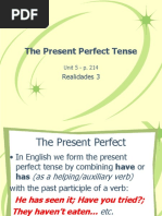 216 - Tiempos Perfectos | PDF | Perfect (Grammar) | Grammatical Tense