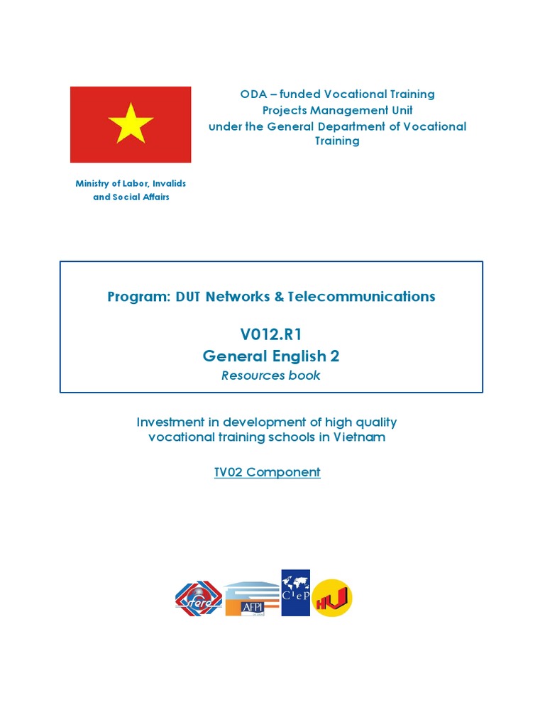 V012.R1 General English 2: Program: DUT Networks & Telecommunications ...