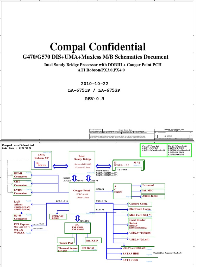 Skema Laptop Lenovo G470 | PDF | Computer Related Introductions ...