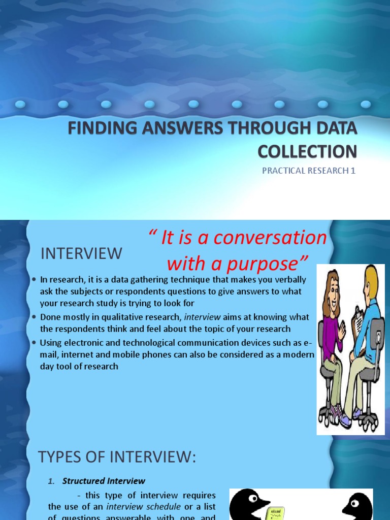 Data-Collection Interview | PDF | Interview | Question