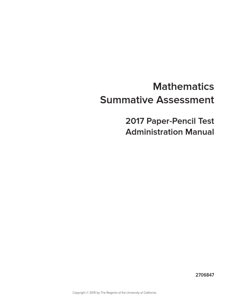 Smarter Math Paper TAM 2016 2017 | PDF | Calculator | Educational ...