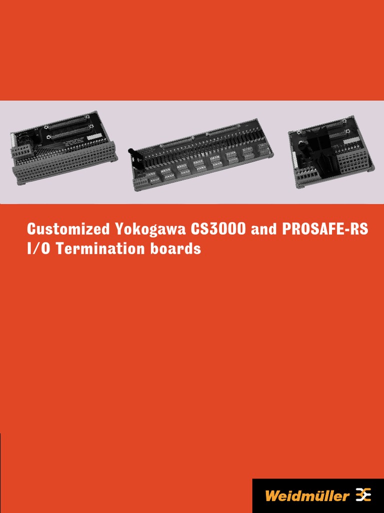 Yokogawa CS3000 I/O Modules Guide | PDF | Fuse (Electrical ...