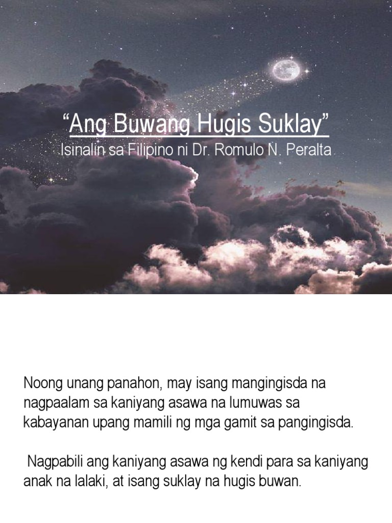 Ang Buwang Hugis Suklay Pdf
