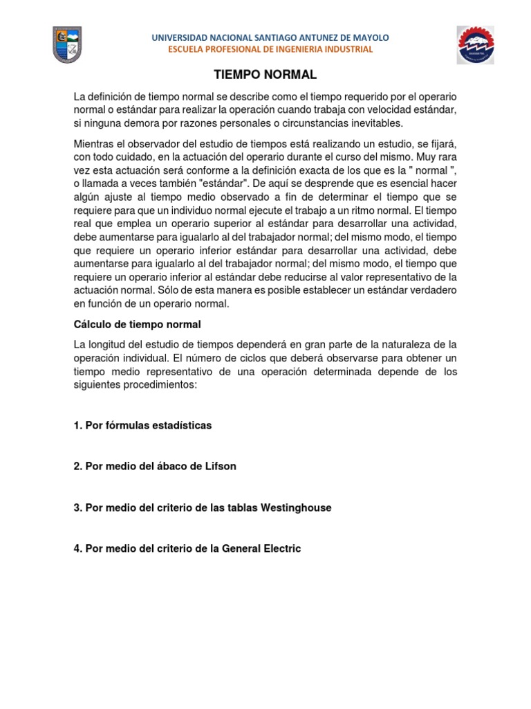 Tiempo Normal | PDF | Aparición | Ciencia y Tecnología
