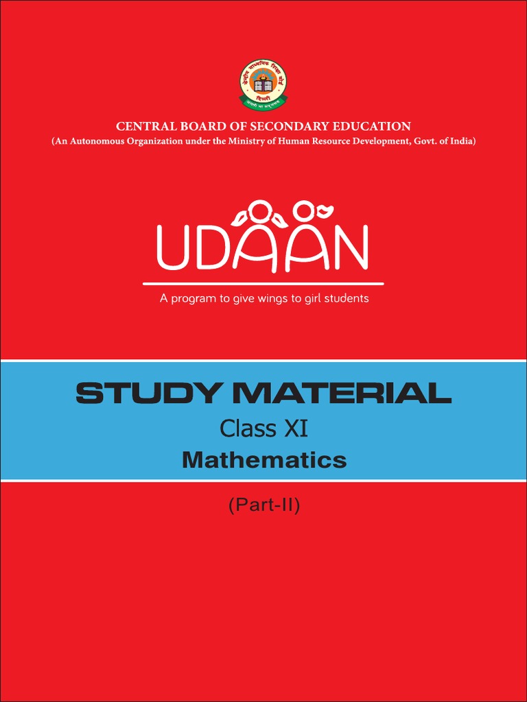 Udaan Class XI Maths Part 2 PDF | PDF | Ellipse | Algebraic Geometry