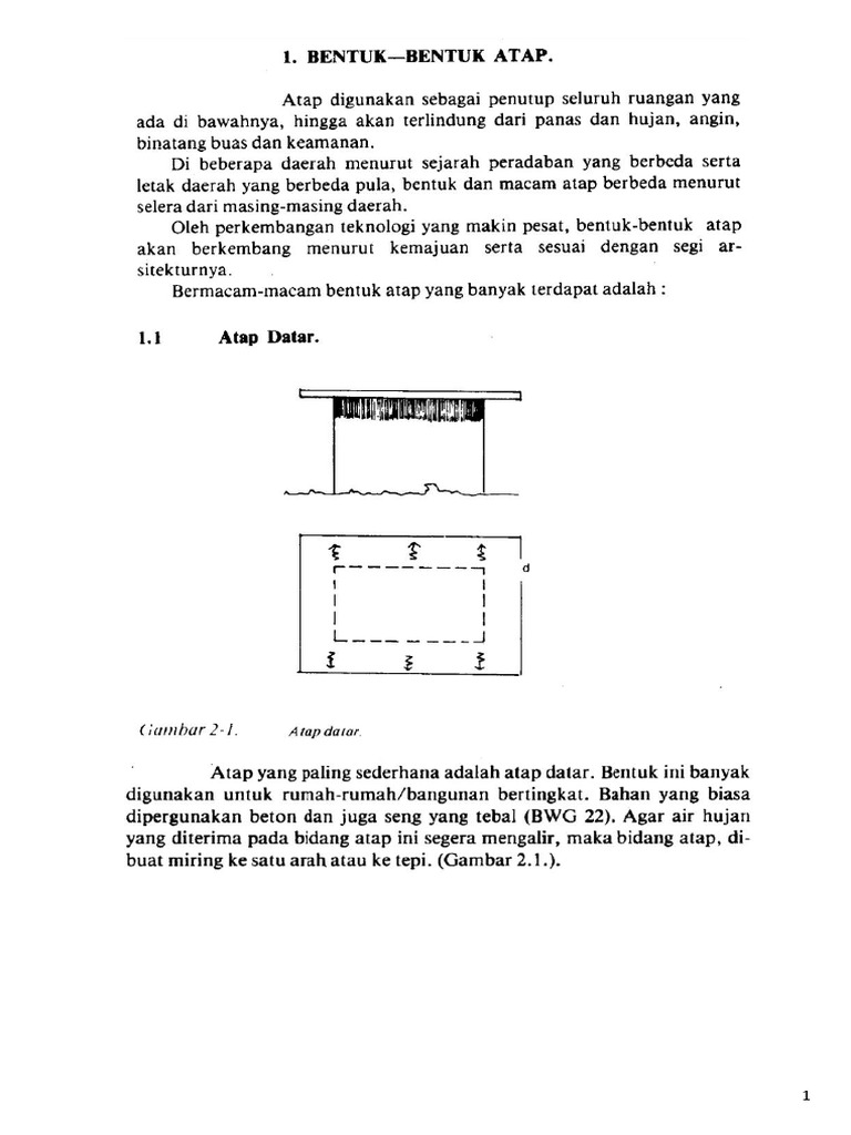 Macam-Macam Bentuk Atap | PDF