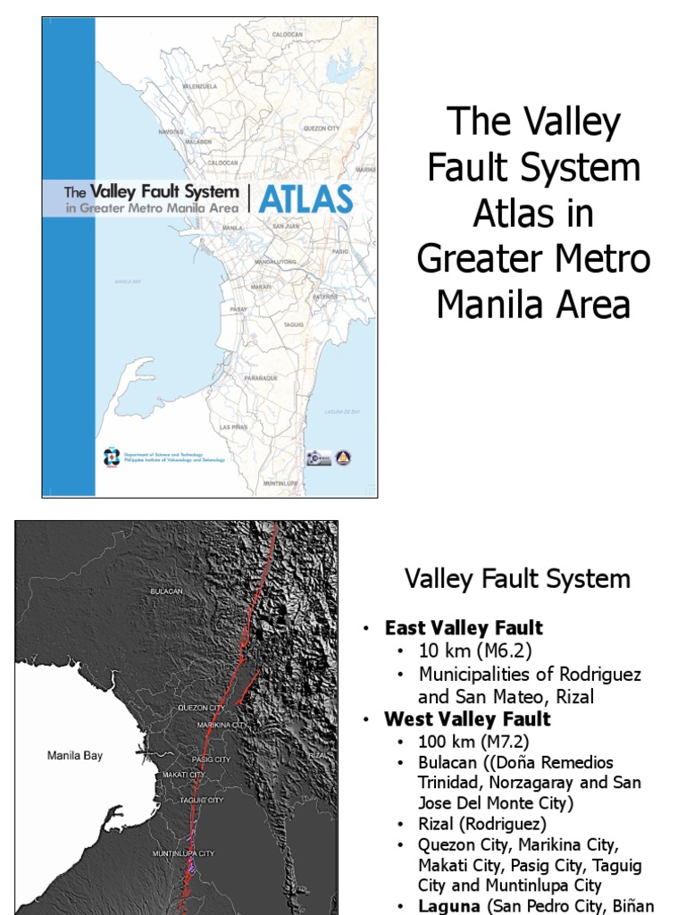 East Valley Fault Line Map
