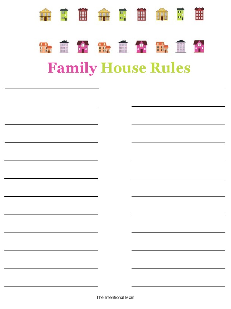 Family House Rules | PDF