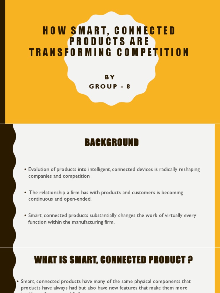 How Smart, Connected Products Are Transforming Competition | PDF ...
