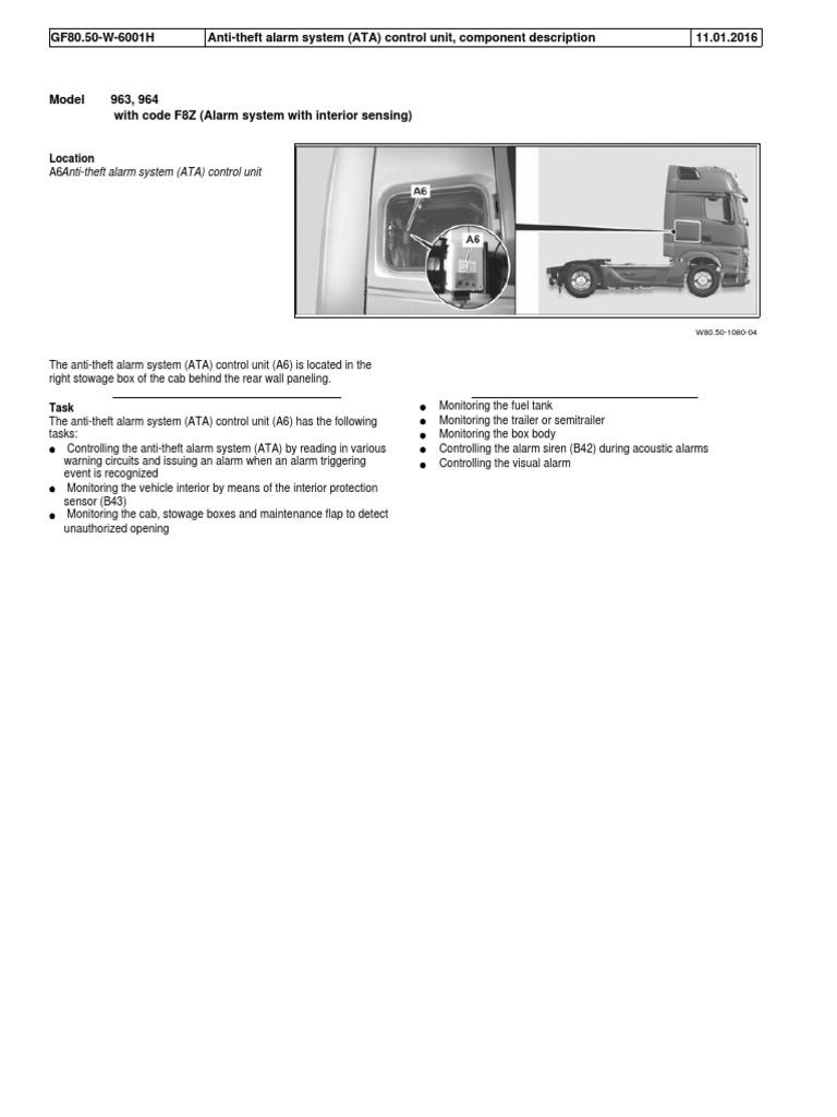 ATA Anti-Theft Alarm System Overview | PDF