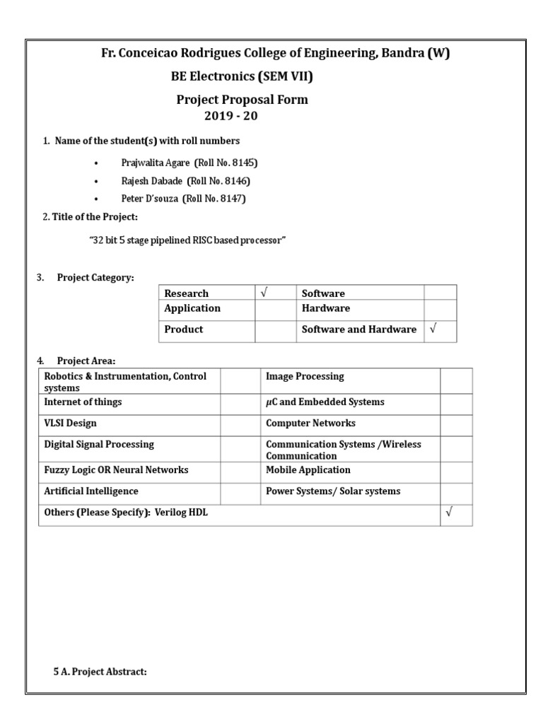 Fr. Conceicao Rodrigues College of Engineering, Bandra (W) BE ...