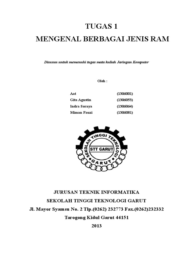Jenis-Jenis RAM | PDF