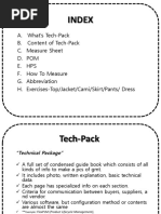 Garment Specification Sheet Template | PDF