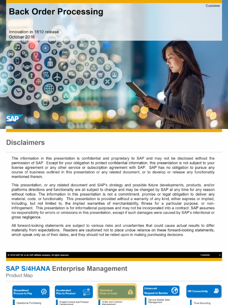 AATP - Backorder Processing | PDF